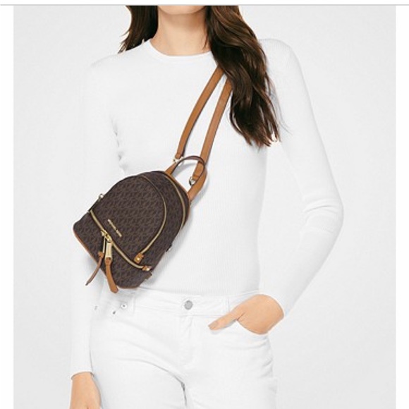 Michael Kors | Bags | Rhea Mini Logo Backpack Brand New Original Mk Box ...